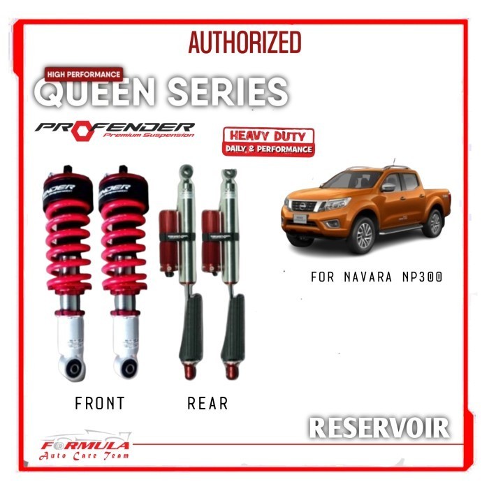 Jual Shock Coilover PROFENDER QUEEN SERIES Reservoir Nissan Navara NP300 | Shopee Indonesia