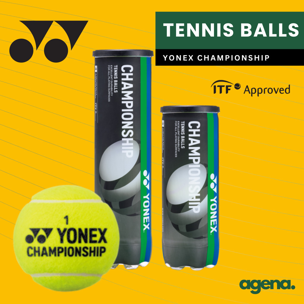 Jual Yonex Championship Pressurized Yellow Tennis Balls - Bola Tenis/Tennis Ball | Shopee Indonesia