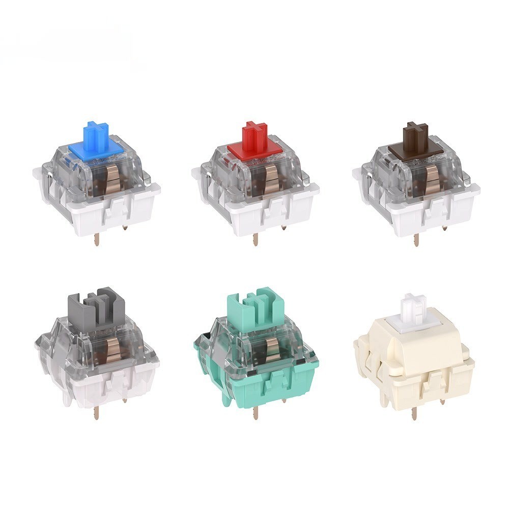 Jual Mechanical Keyboard Switch 3/5pin Clicky Tactile Linear Silent ...