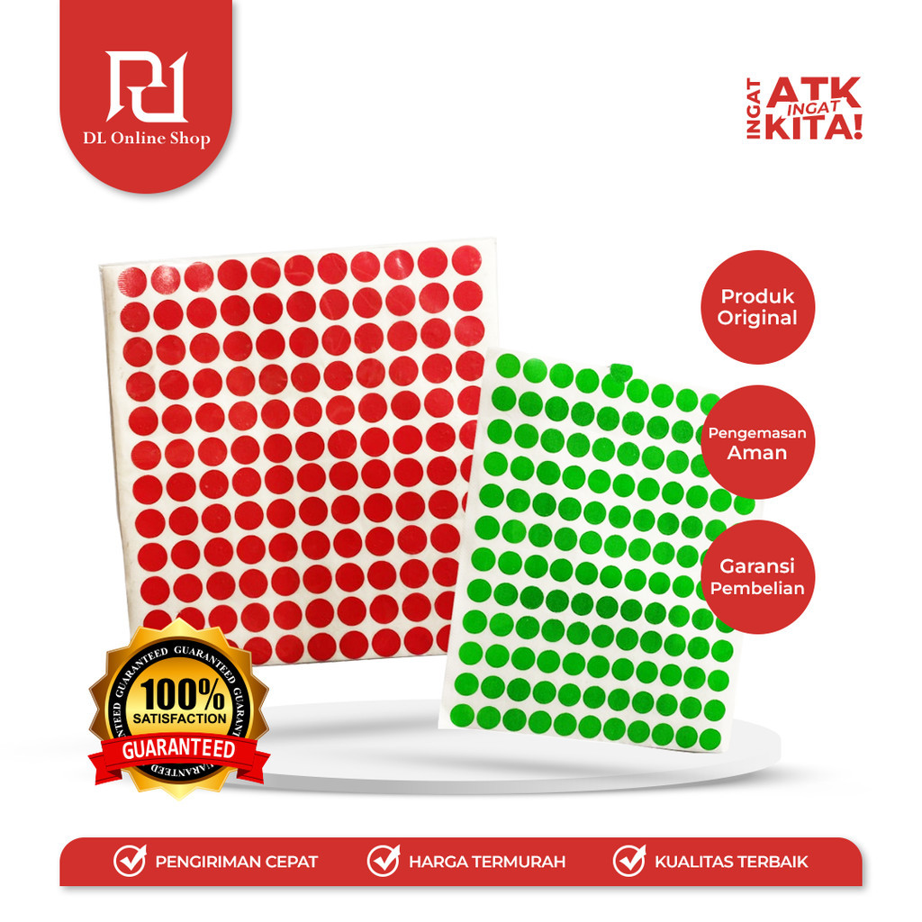 Jual STIKER/ STICKER BULAT (1PACK) | Shopee Indonesia