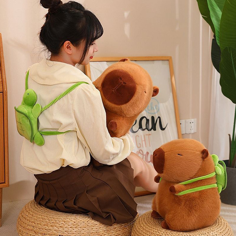 Jual Cute Capybara Plush Kawaii Capybara Stuffed Animals Toys With ...