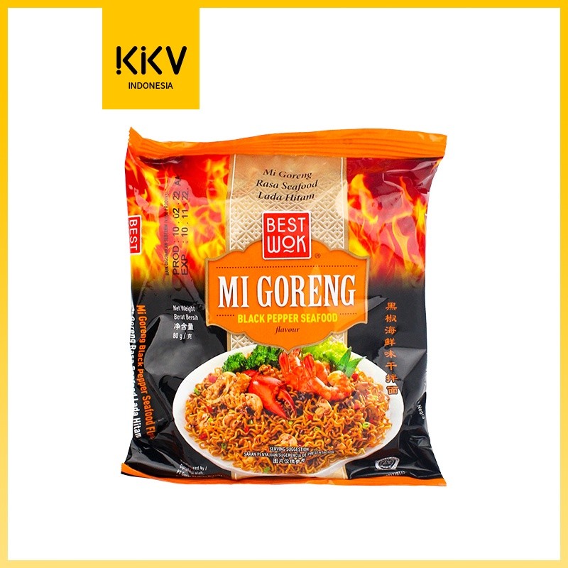 Jual Jastip - KKV - BEST WOK Mie Goreng Black Pepper Seafood 80g ...