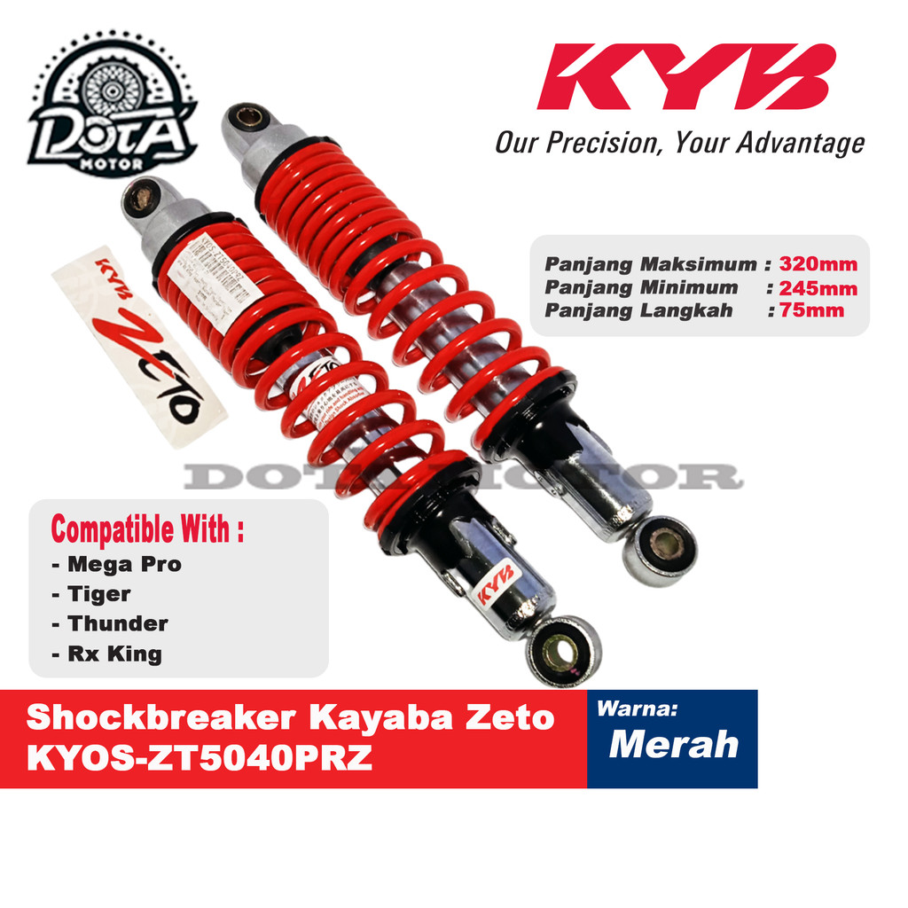 Jual SHOCKBREAKER SHOCK SKOK BELAKANG MOTOR TIGER VERZA MEGA PRO THUNDER RX KING SHOCK KAYABA ...