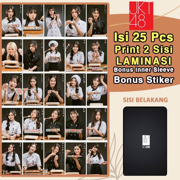 Jual PC Photocard JKT48 Sushi Day dan 40 Tema Lainnya Photocard JKT48 Terbaru Cetak 2 Sisi ...