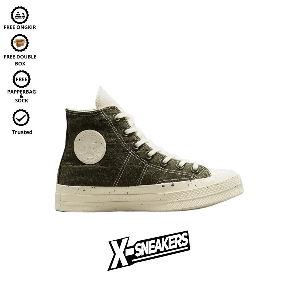 Jual Sneakers Converse Chuck 70 Mixed Recycled Hybrid Texture High Top ...