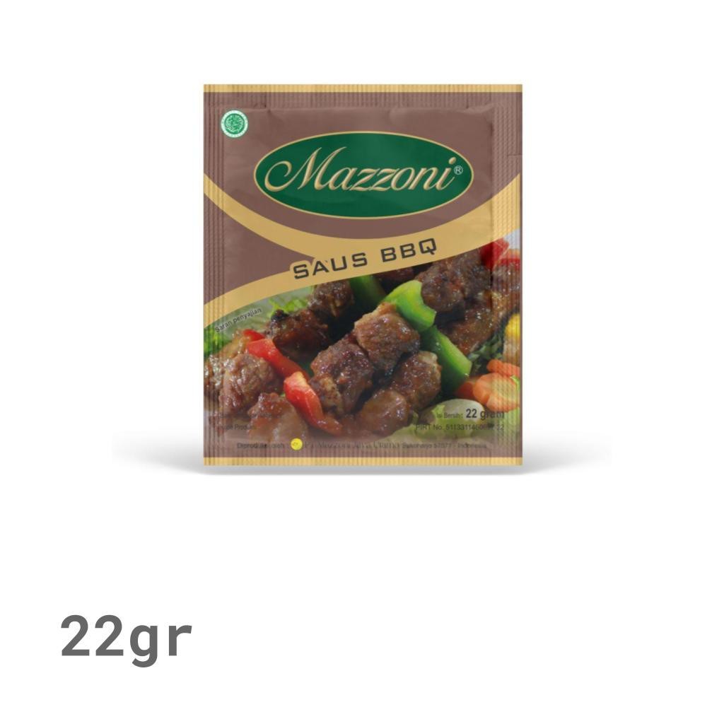 Jual Mazzoni Saus Barbeque Sachet 22gr | Shopee Indonesia