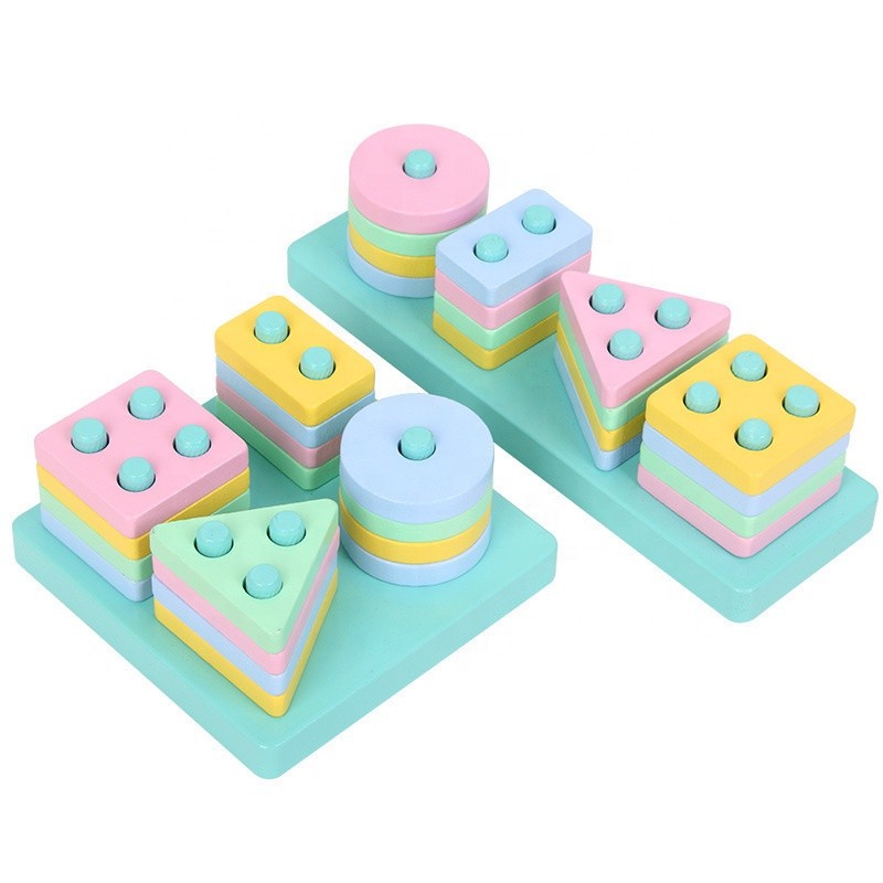 Jual SGB MAINAN EDUKASI PUZZLE GEOMETRI SORTING 4 MATCHING SHAPES ...