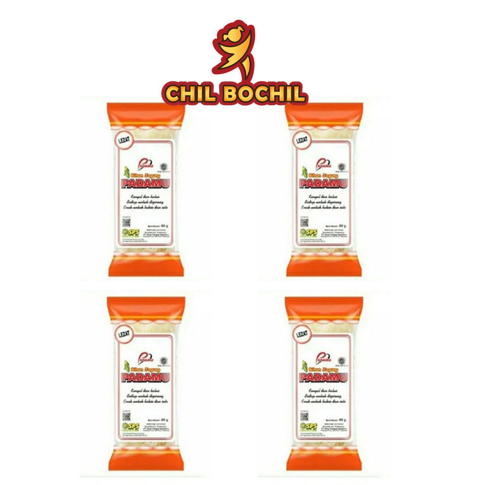 Jual BIHUN PADAMU RENCENG ISI 4 SACHET X 60 GRAM - BIHUN JAGUNG PADAMU ...