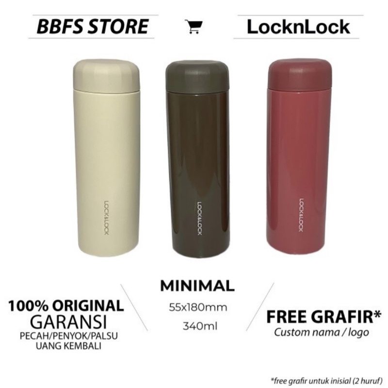 Jual Lock n Lock Minimal Tumbler 340ml / termos hot n cool LHC4174 LHC4184 | Shopee Indonesia