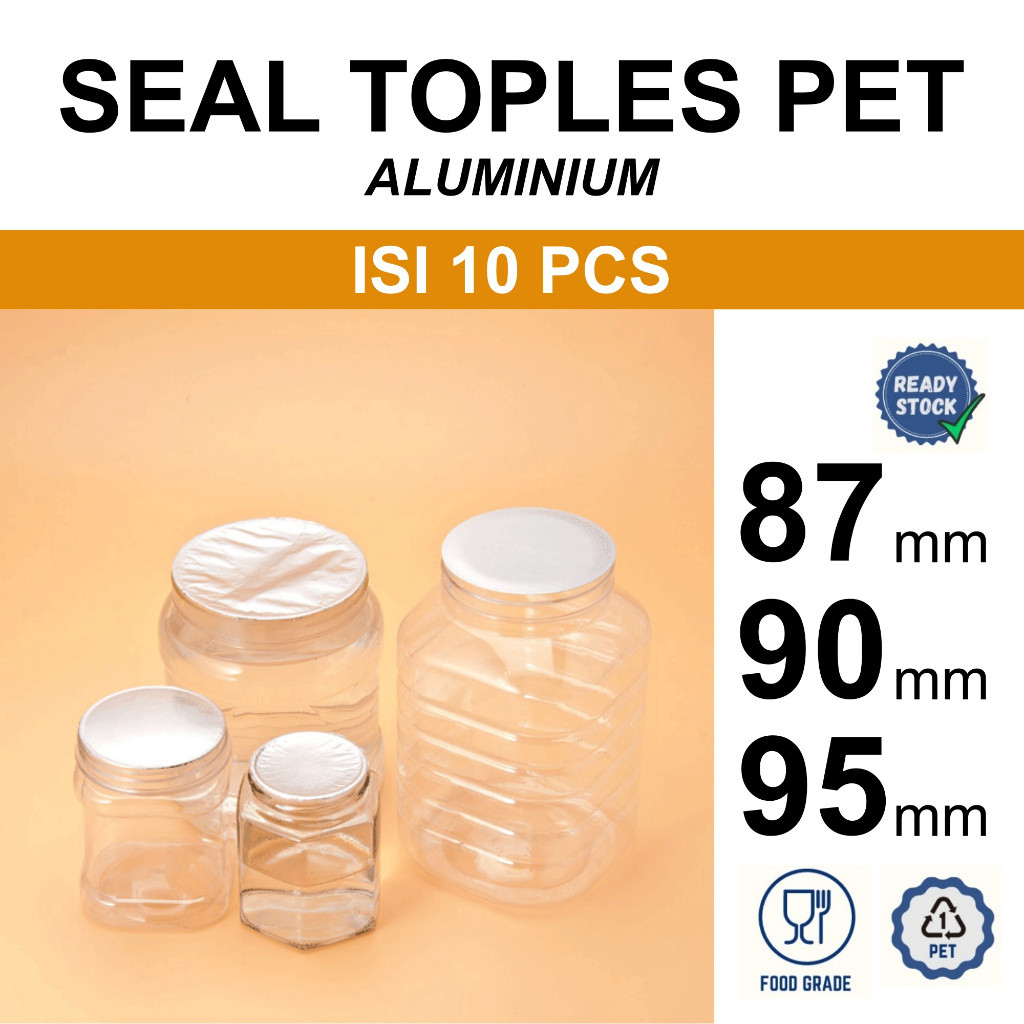 Jual Norden - (ISI 10) SEAL ALUMINIUM TOPLES PET - Segel Induksi Tutup ...