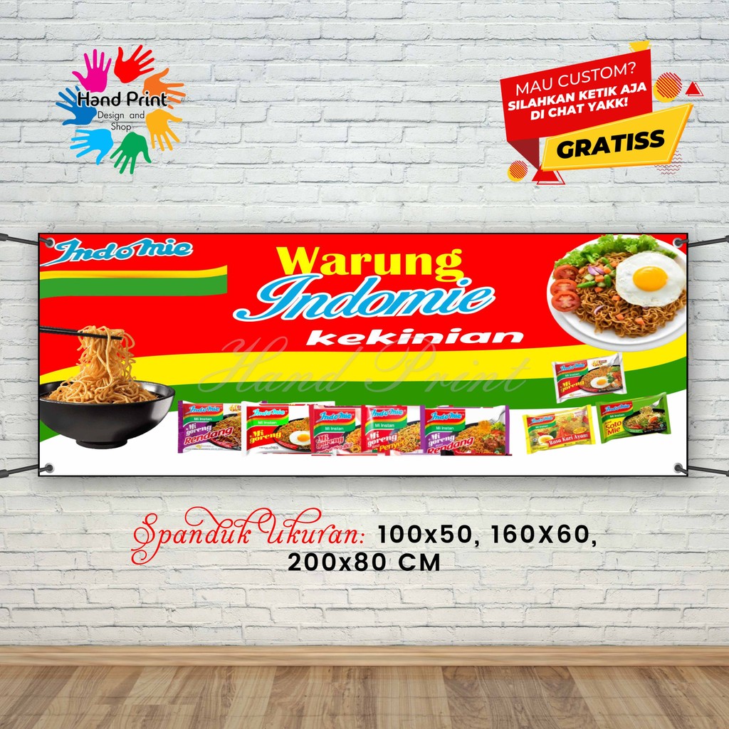Jual Cetak Spanduk Banner Warmindo Warung Indomie MMT Spanduk Custom ...