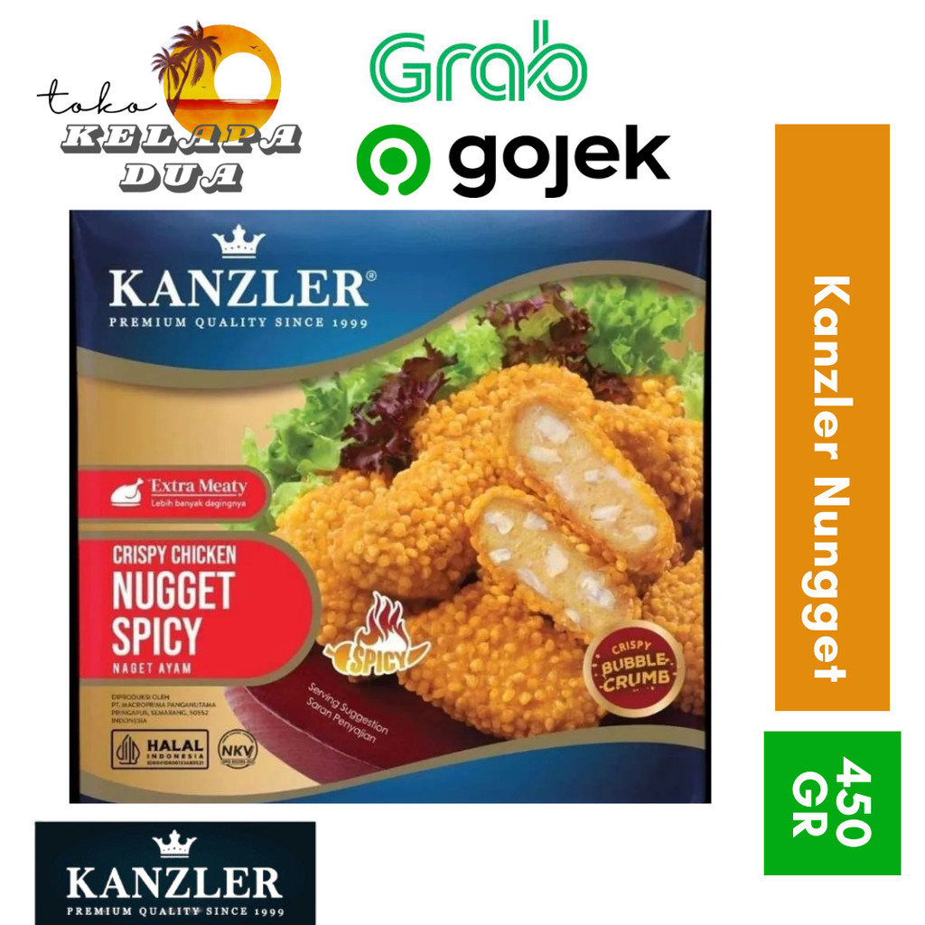 Jual Kanzler Crispy Nugget 450gr Instan - Sameday Only | Shopee Indonesia
