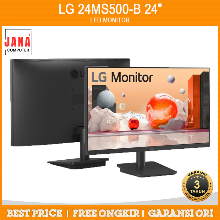 Jual LED LG 24MS500-B 24" IPS 100Hz FHD FreeSync Monitor 24MS500 | Shopee Indonesia