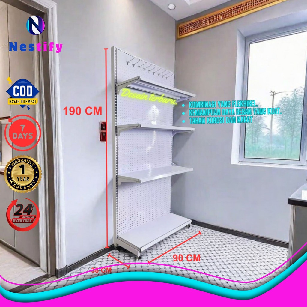 Jual Rak Display Susun Untuk Supermarket Gudang Warung Bakery - Nestify ...