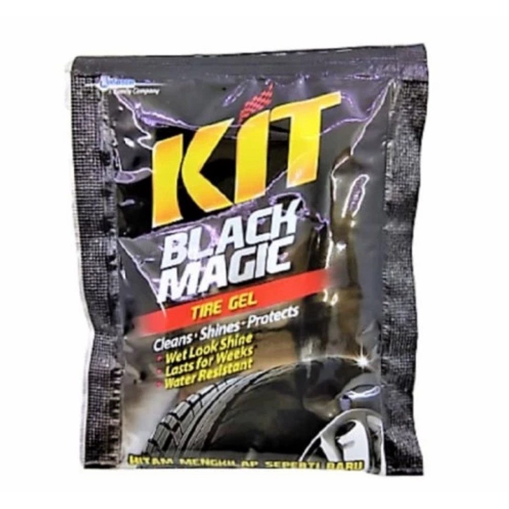 Jual Kit Black Magic Tire Gel / Semir Ban Mobil / Motor Sachet 35 ml ...