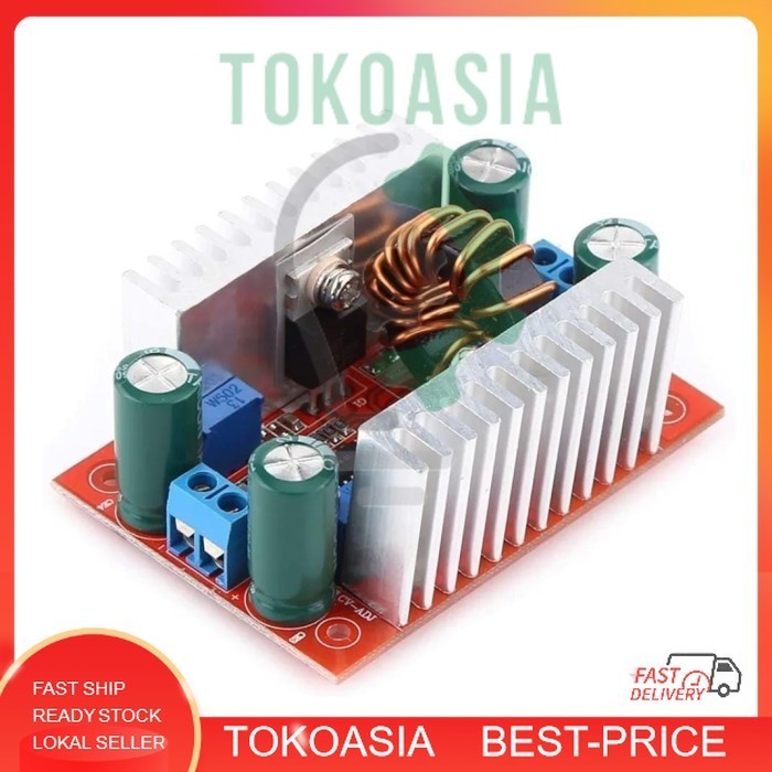 Jual 400W 15A DC-DC Boost Converter Step Up Module, DC 8.5V-50V to ...