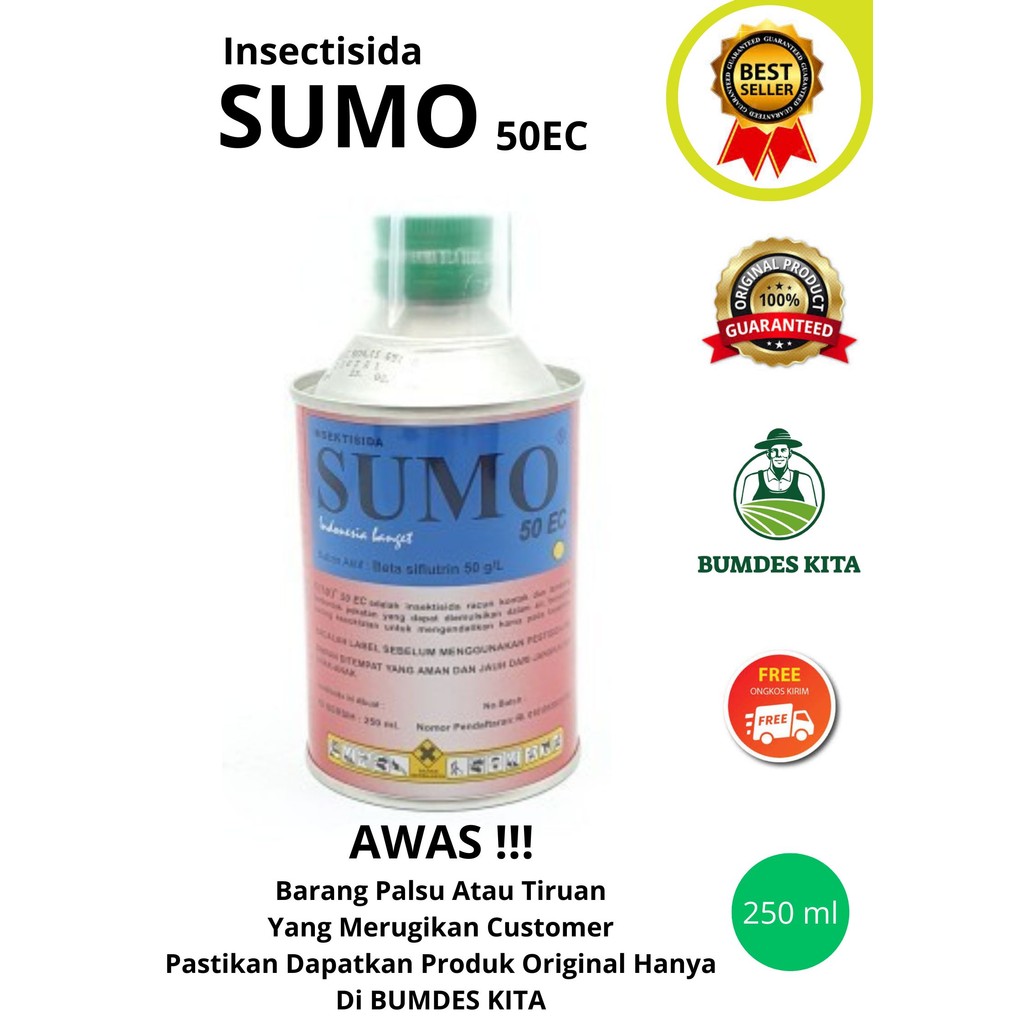 Jual INSEKTISIDA SUMO 50 EC - 250 ML ORIGINAL | Shopee Indonesia