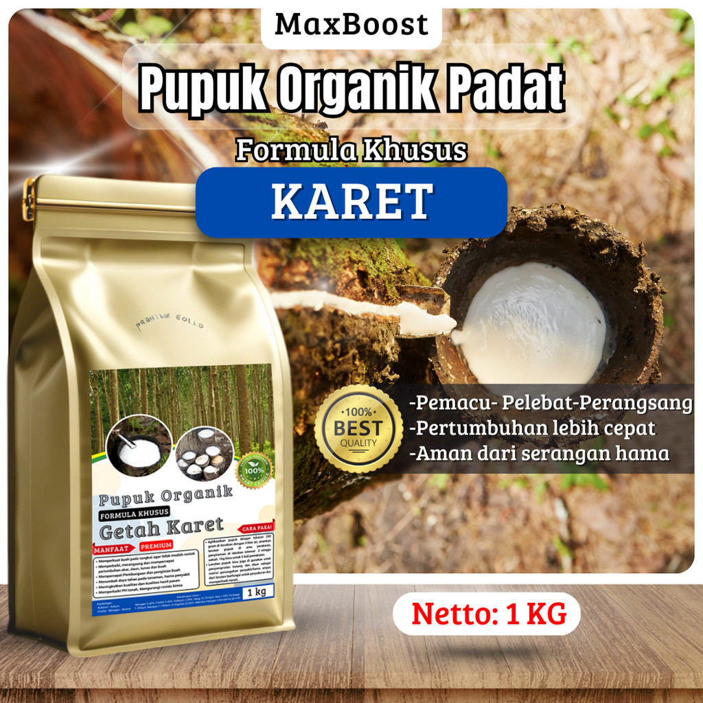 Jual Pupuk organik granule booster, formula khusus tanaman Karet, Pupuk ...