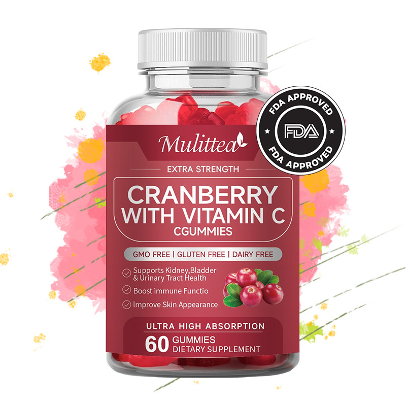 Jual Mulittea Cranberry 2000mg + Vitamin C Gummies antioxidant ...