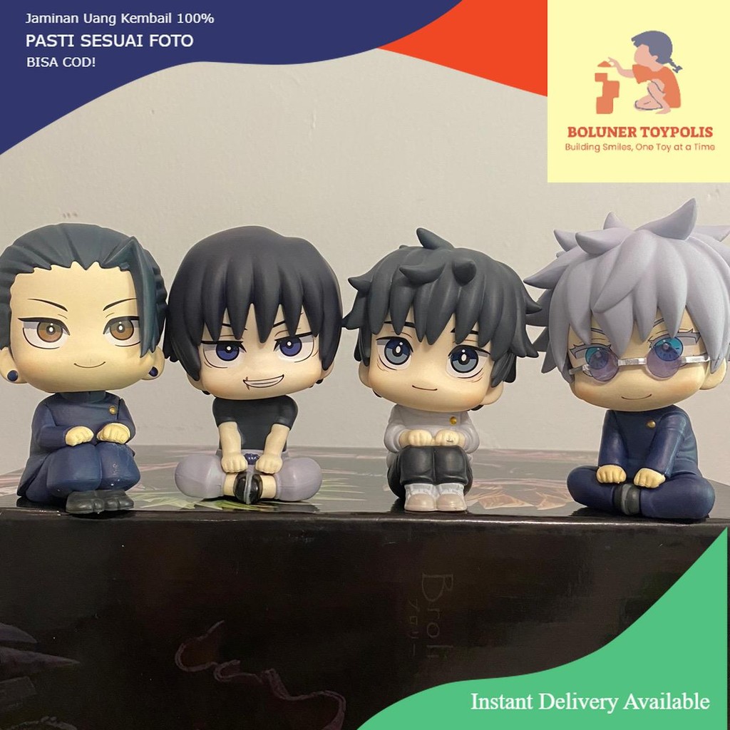 Jual Figure Jujutsu Kaisen QAHEART Gojo Geto Yuta Toji Look Up PVC ...