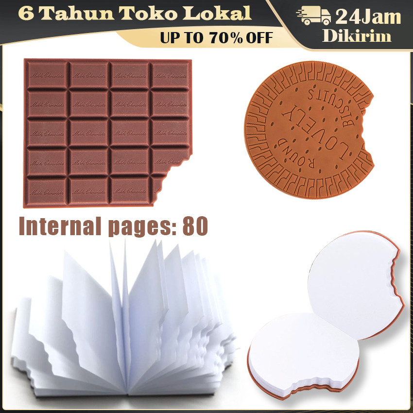 Jual Notebook Buku / Mini Note / Coklat Biskuit Simulasi Lucu Buku ...