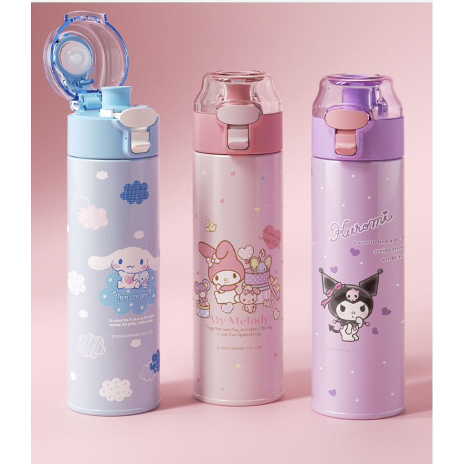 Jual Botol Minum Teguk Stainless SUS 316 480ML Cinnamoroll Kuromi Melody | Shopee Indonesia
