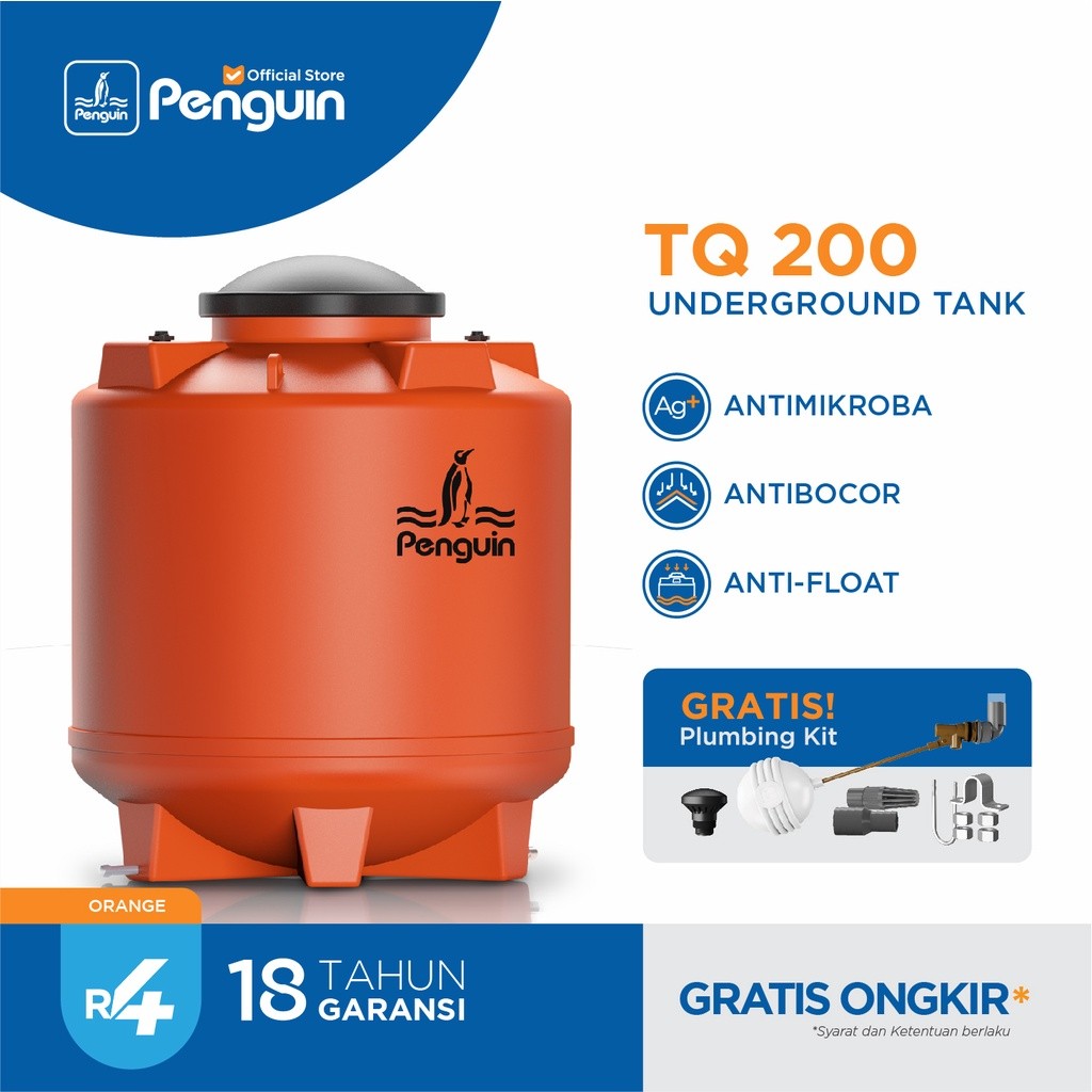 Jual Penguin TQ-200 2000 Liter Toren Tandon Tangki Air Underground Tank ...