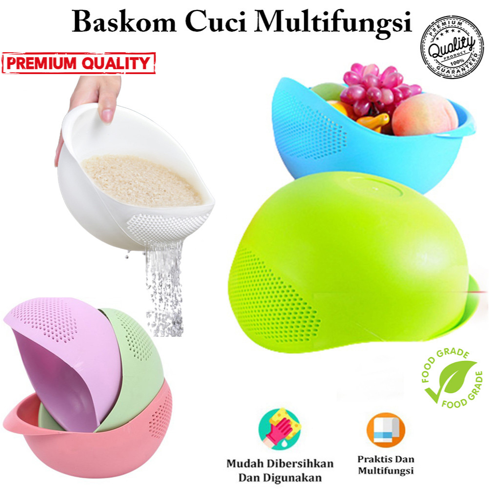 Jual Wadah Tempat Cuci Beras / Tirisan Beras Saringan Tirisan Pencuci ...