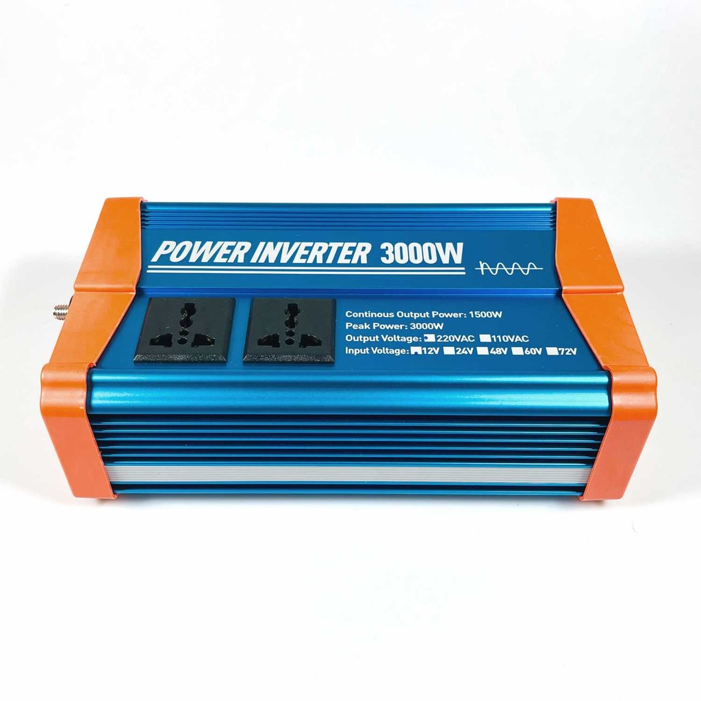 Jual VOKTTA Power Inverter Mobil Pure Sine Wave DC 12V to AC 220V 3000W ...