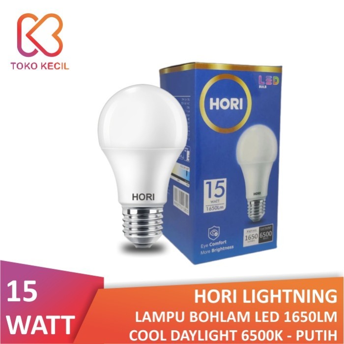 Jual HORI Lampu Bohlam LED 15 Watt Cool Daylight | Shopee Indonesia