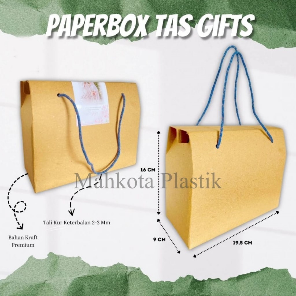 Jual Tas Karton Paper Bag Souvenir isi 10pcs Gable Box | Shopee Indonesia
