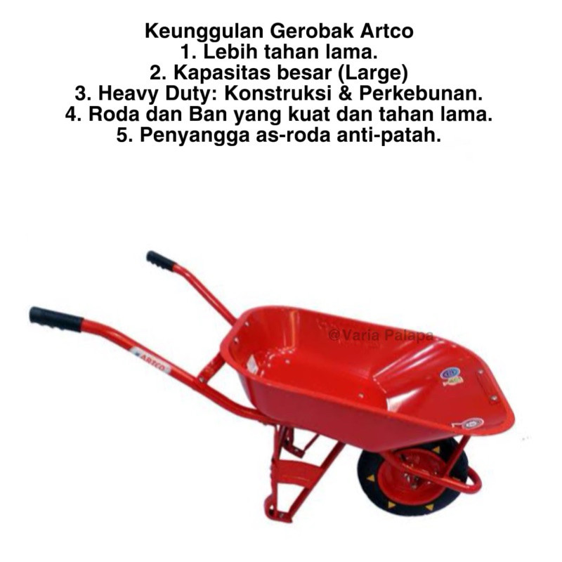 Jual GEROBAK PASIR GEROBAK DORONG TROLI SORONG Premium BANGUNAN TROLLY ...