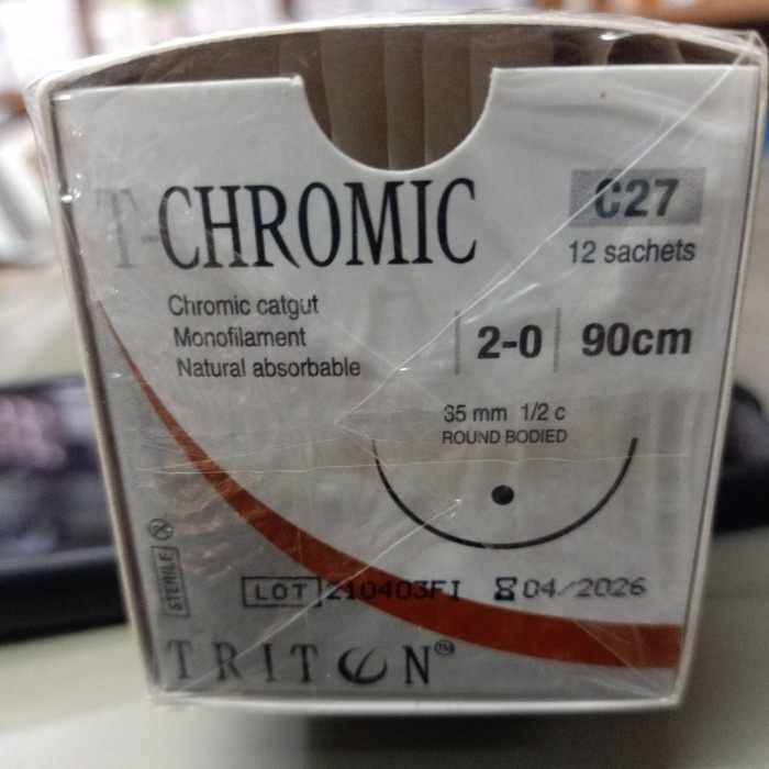 Jual benang cromic 2.0 per box | Shopee Indonesia