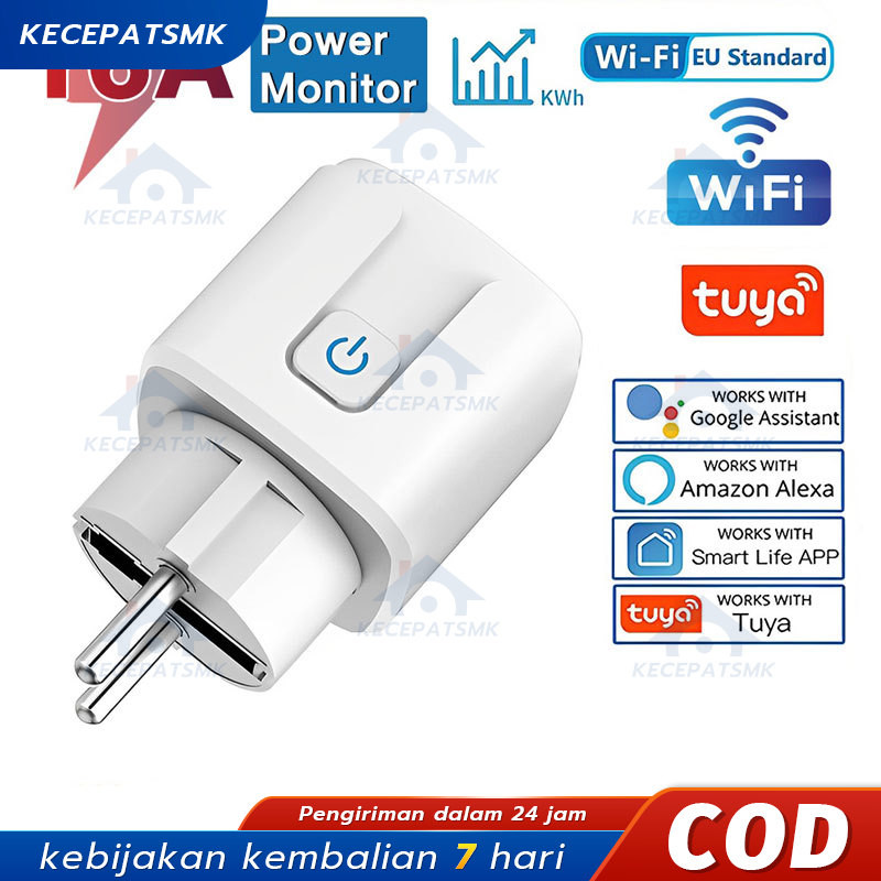Jual Home Smart Plug-WiFi Smart Plug Socket 16A Wireless with Colokan ...