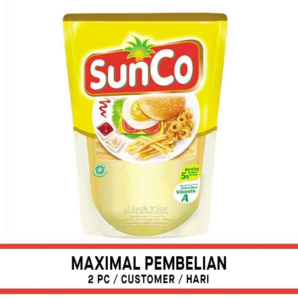 Jual SUNCO COOKING OIL REFILL 2 LITER - MINYAK GORENG | Shopee Indonesia