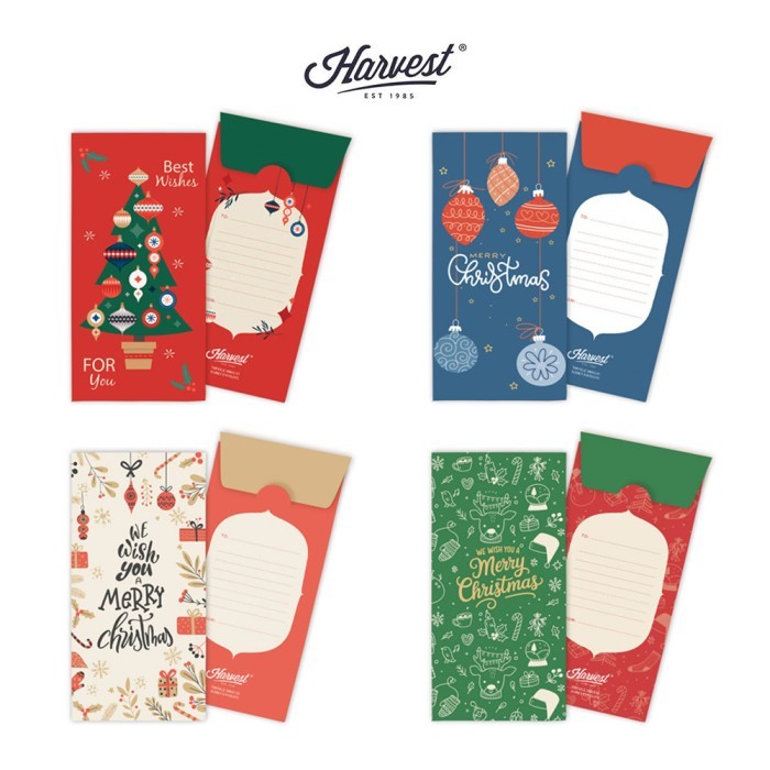 Jual Amplop / Angpao Natal Harvest isi 6 - Twinkle Xmas | Shopee Indonesia