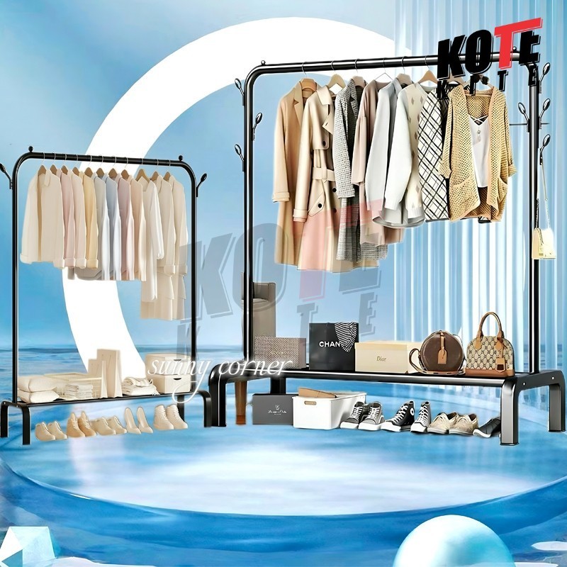 Jual Stand Hanger Single Besi Kuat Butik Display Gantungan Baju Hanger ...