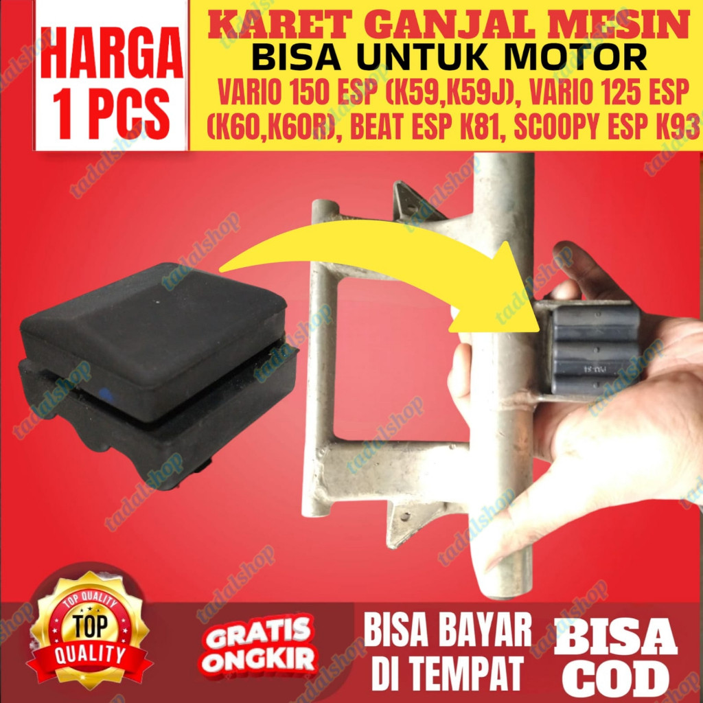 Jual karet mounting karet link engine mounting beat esp scoopy esp ...