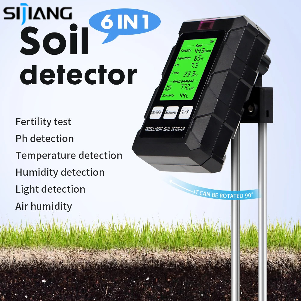 Jual SIJIANG PlantMate Mukava Penganalisis Tanah Digital/Penguji ...