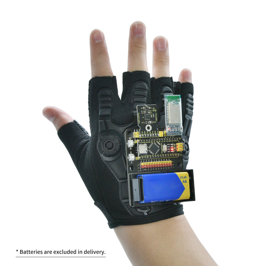 Jual Keyestudio Cool Motion Sensing Gloves Gesture Control Smart Car ...