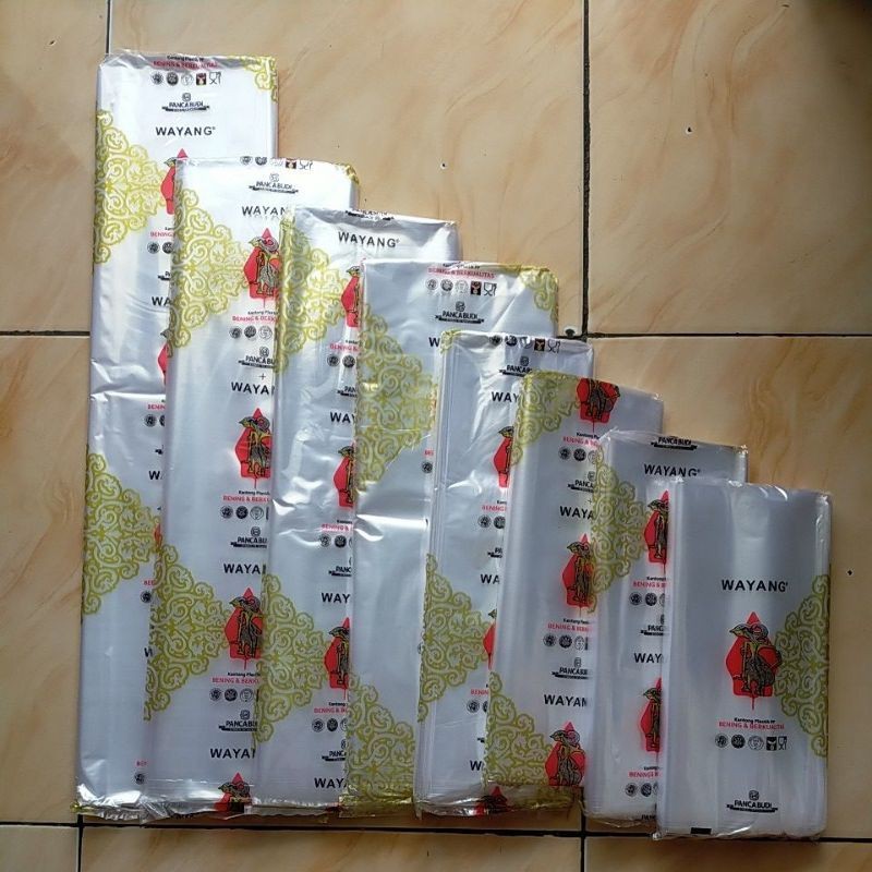 Jual kantong plastik PP bening uk 60x100-50x75-45x65-40x60-35x50-30x45 ...
