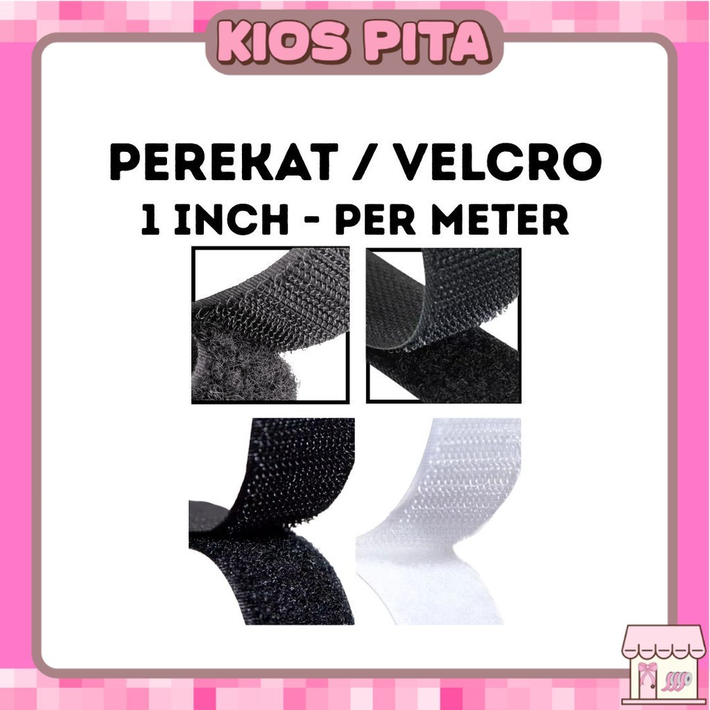Jual Velcro Perekat Magic Tape Per Meter / Perekat Serbaguna 2,5 cm (1 ...