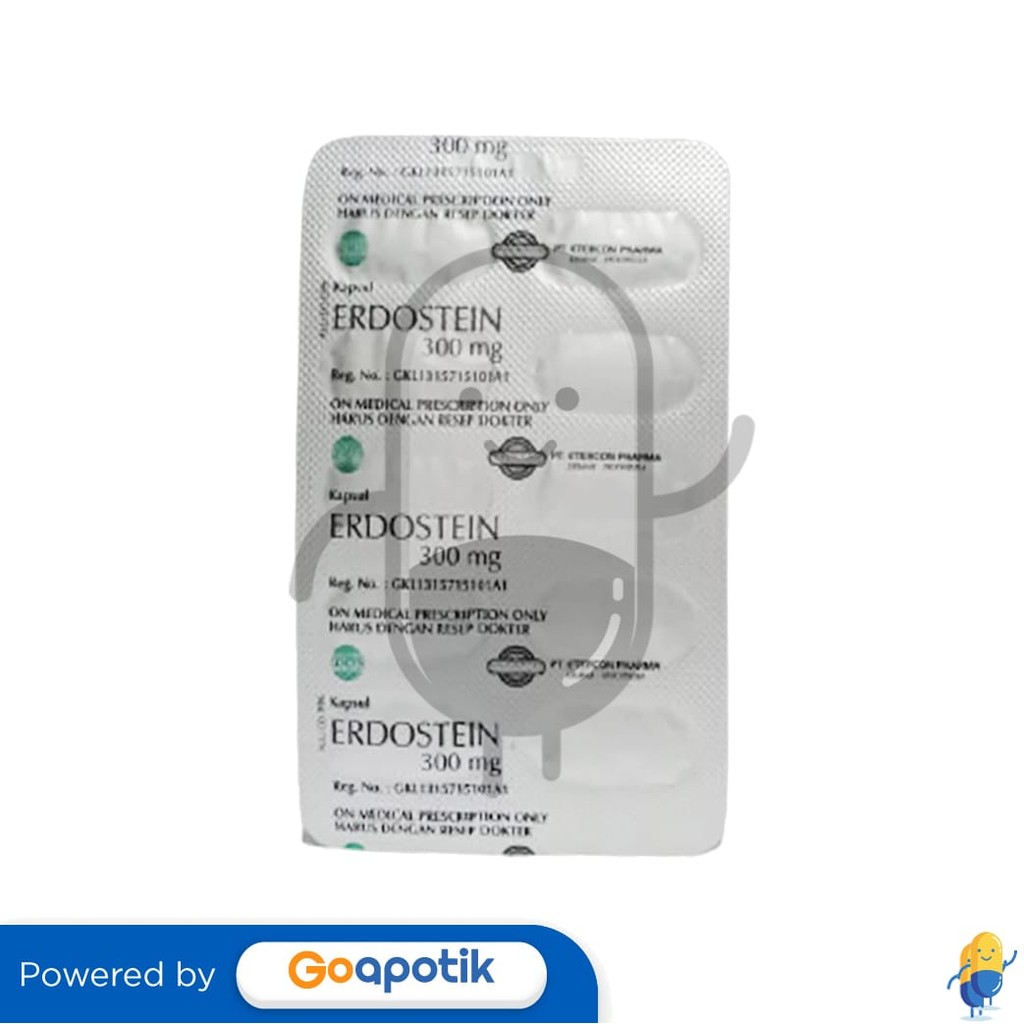 Jual Erdosteine Etercon 300 Mg Strip 10 Kapsul | Shopee Indonesia