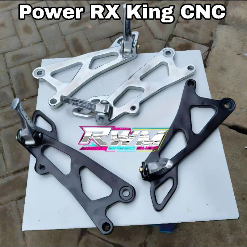 Jual (COD) FootStep Power Pijakan Kaki Belakang RX King Non Jomblo CNC ...