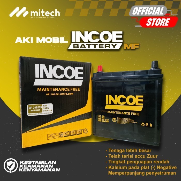 Jual Incoe MF Astra Aki Kering Mobil Toyota Rush GR NS40Z - 12V / 35Ah | Shopee Indonesia