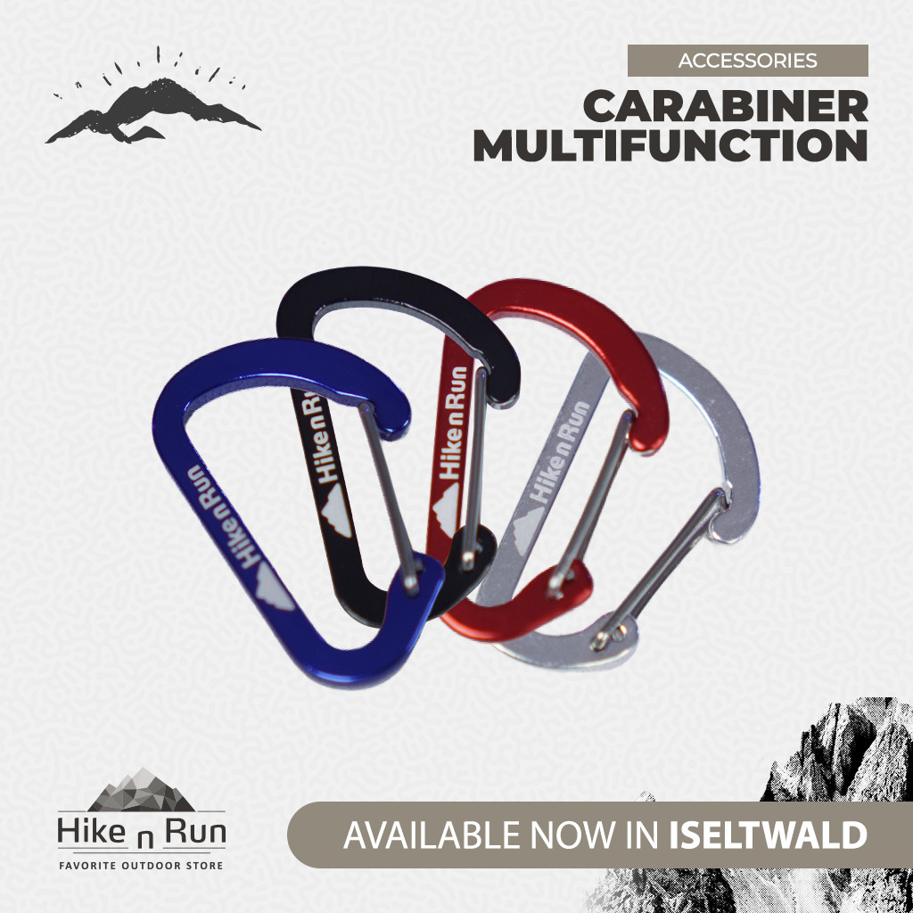 Jual Hike n Run Carabiner Multifungsi – Bahan Aluminium, Gantungan ...