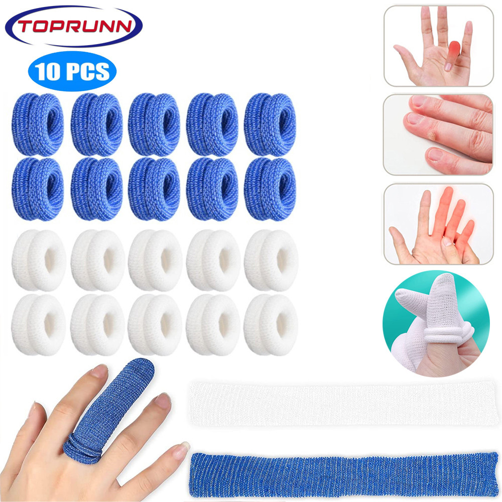 Jual 10Pcs Tubular Bandage Finger Roll Dressings Finger Bandage Tubular ...
