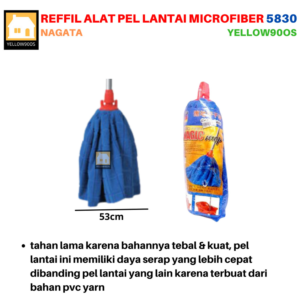 Jual Refill Alat Pel Nagata Microfiber 5830 Nagata | Shopee Indonesia
