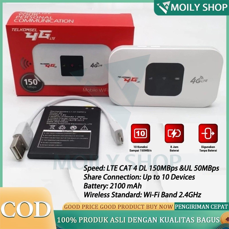 Jual Modem WIFI Mifi All Operator 4g Mudah Dibawa USB 500Mbps 4g ...