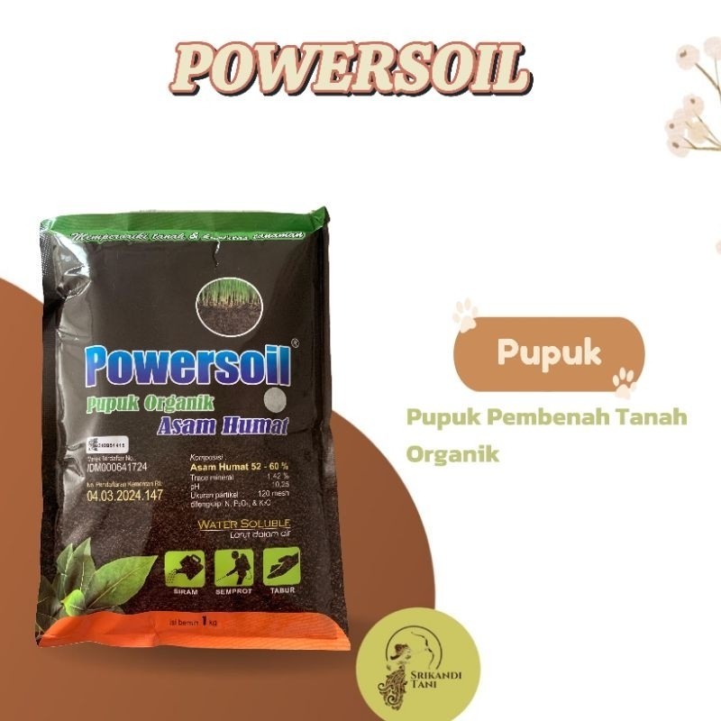 Jual Power Soil Pupuk Pembenah Tanah Powersoil 1kg Original | Shopee ...